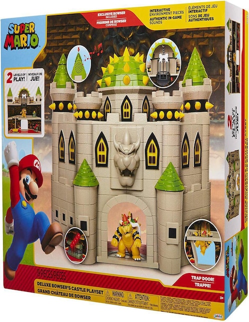 Super Mario Castillo de Bowser Deluxe Playset con sonido Jakks Pacific 2