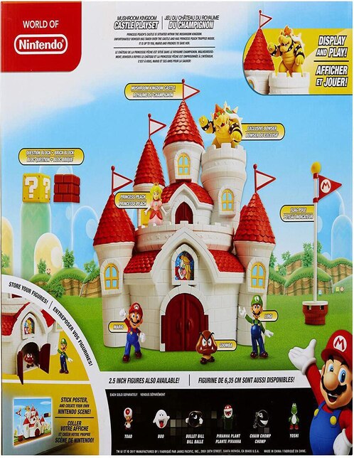 Castillo de Super Mario Bros Edicion de lujo Jakks Pacific World of ...