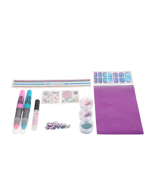 Set accesorios de belleza Shimmer & Sparkle Ruz Ultimate Glitter 1