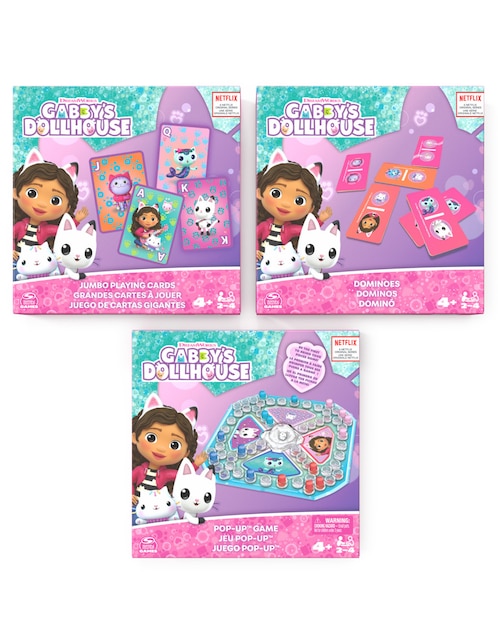 GDH Trio de juegos Gabby's Dollhouse Spin Master 1