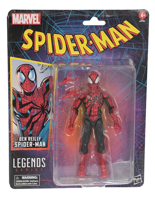 Figura de acción Marvel Legends Series Spider-Man Hasbro articulada 4