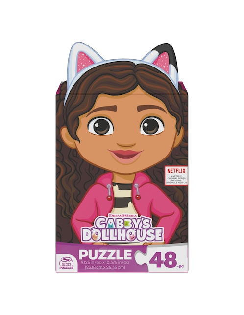Rompecabezas Gabby's Dollhouse Spin Master 48 piezas 1
