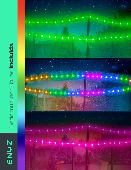 Trampolín Eniz Con Luces LED 8