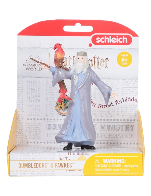 Figura de acción Harry Potter Dumbledore y Fawkes collectors Schleich 1