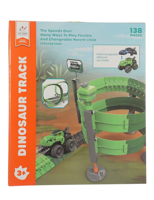 Pista armable Toy Town Dinosaurio 1