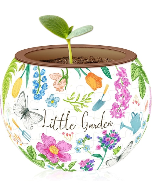 Rompecabezas Mi Pequeño Jardin (Maceta) Pintoo 80 piezas 1