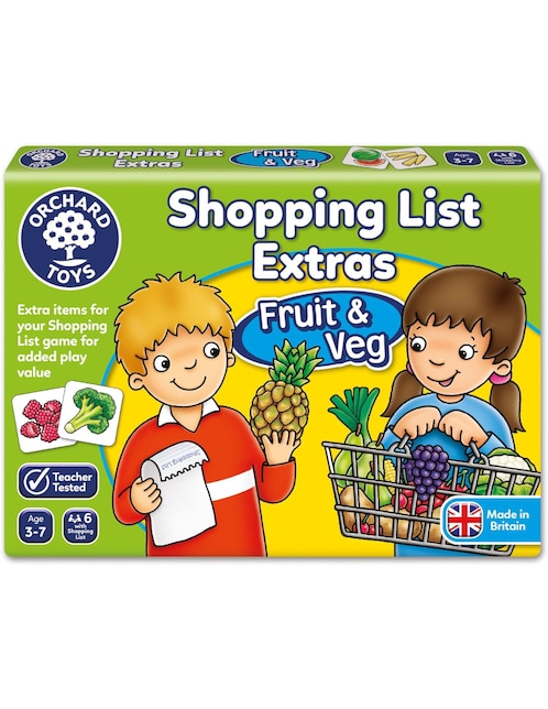 Extensión Shopping List Extras - Fruit & Veg Orchard Toys 1