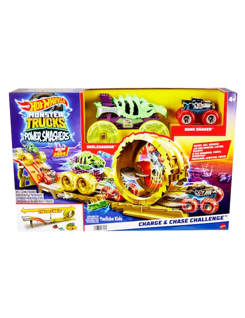 Pista armable Hot Wheels Power Smashers Monster Trucks 7