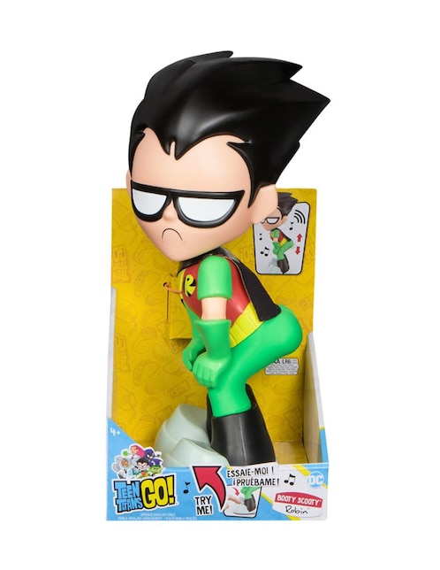 Figura de acción Teen Titans Go! Robin Spin Master con movimiento y ...