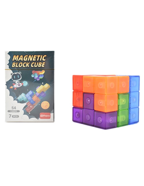 Magnetic Block Toy Town juego armable unisex 1