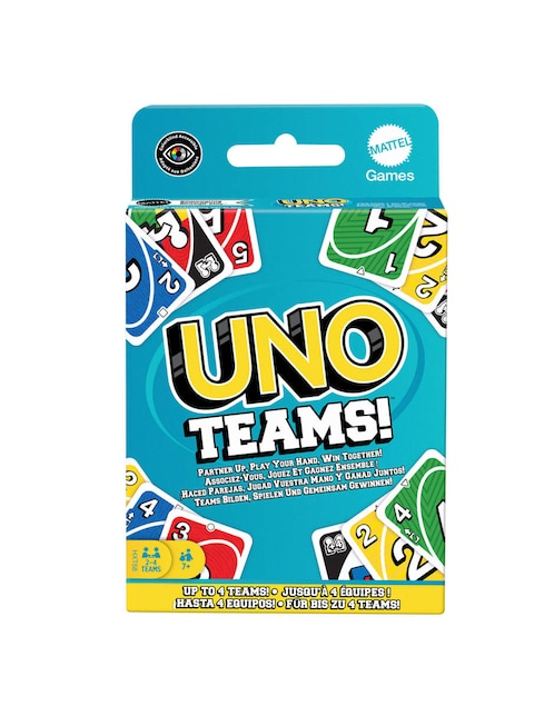 Uno teams juego de mesa Mattel 1