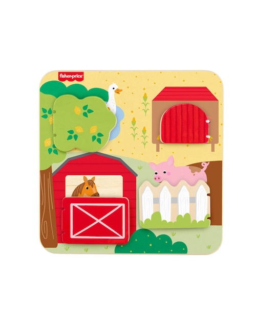 Wooden Farm Animals Board Mattel juego arte y manualidades infantil ...