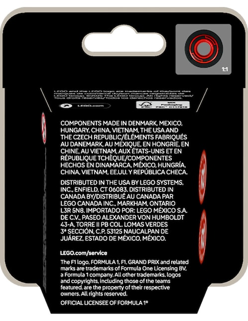 Lego minifigures coches de F1® coleccionables 71049 7