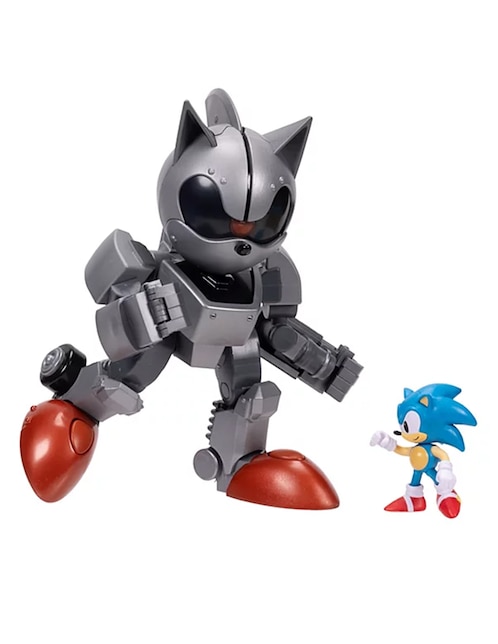 Figura de acción Sonic The Hedgedhod Metal Sonic Jakks Pacific con luz ...