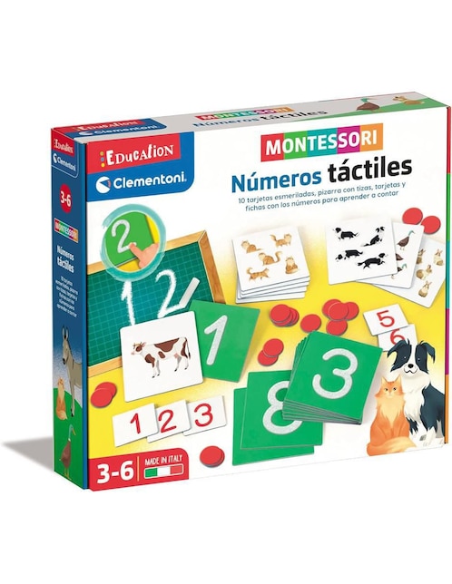 Números Táctiles Montessori Clementoni 1
