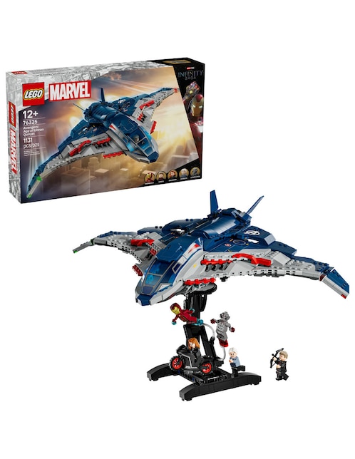 Lego Super Heroes Lego Quinjet de Avengers: Era de Ultrón 76325 Lego ...