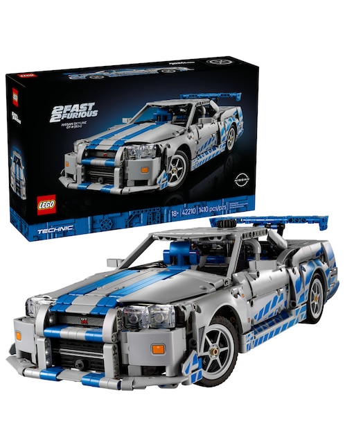 Technic Lego Auto Nissan Skyline Gtr (R34) de Más Rápido, Más Furioso ...
