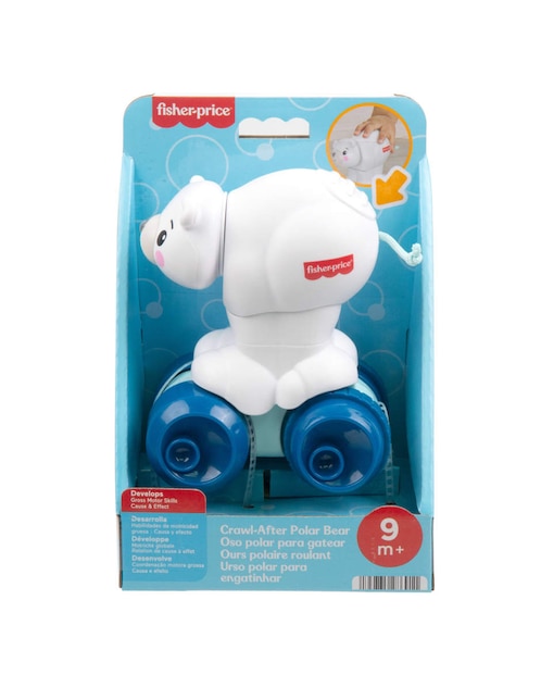 Osito polar gatea conmigo Fisher Price juego de rol para niños 1