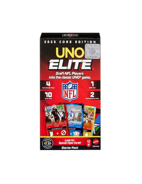 Uno Elite NFL juego de mesa NFL Starter pack Uno 1