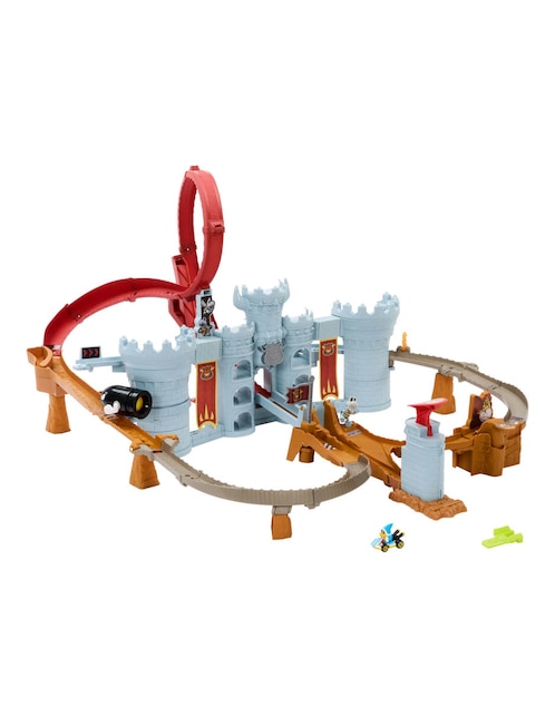 Pista armable Hot Wheels Castillo Bowser Mario Kart 1