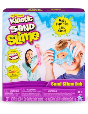 Set Laboratorio de Slime Kinetic Sand