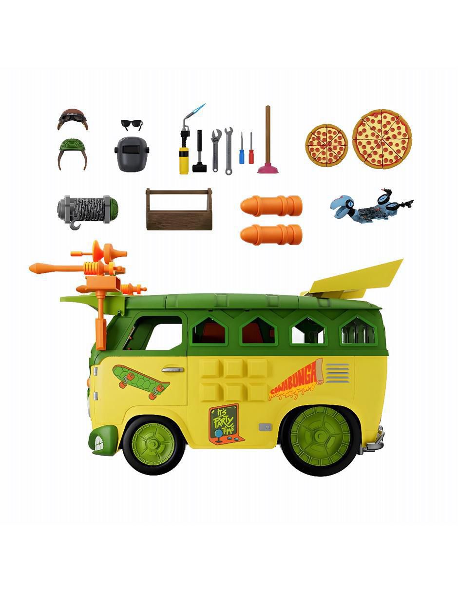 Auto a escala Teenage Mutant Ninja Turtles Super 7