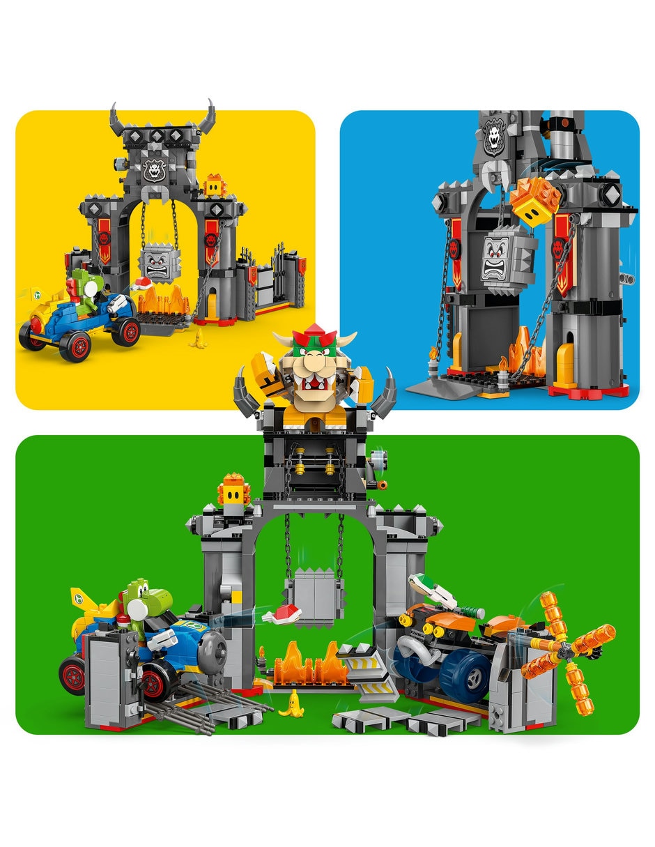 Super Mario Lego Mario kart castillo de Bowser 72039 | Gran Barata