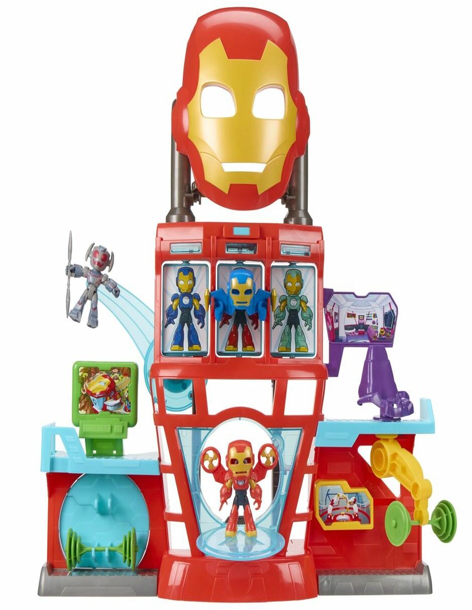Set figuras acción articulada Iron Man y Sus Sorprendentes Amigos Iron ...